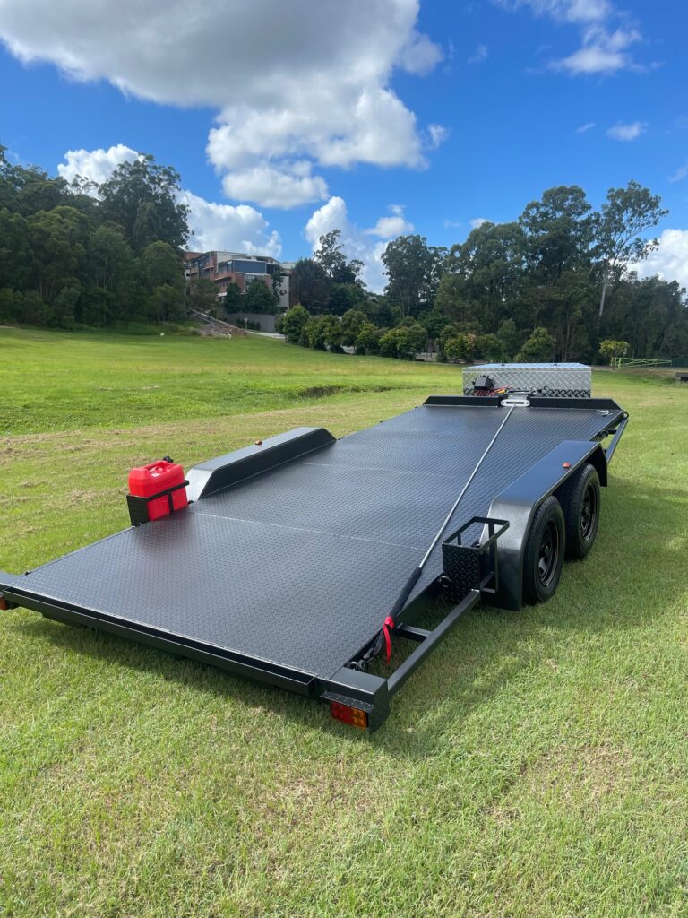 Custom Tilt Car Trailer – Tradesman’s Trailers