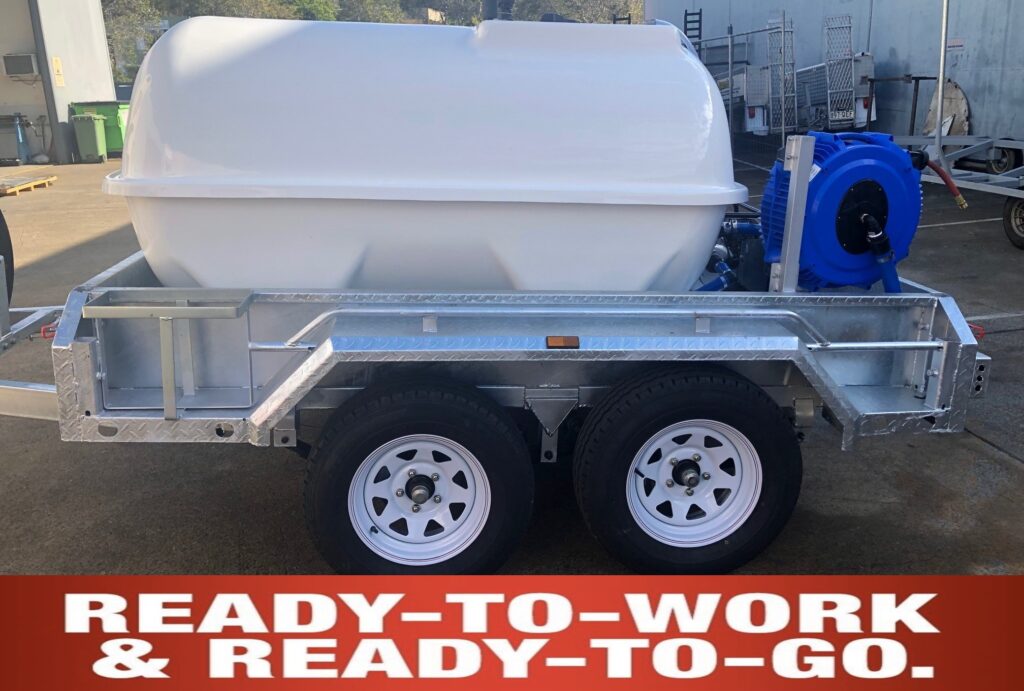 Custom Dual Axle Water Cart Trailer – Tradesman’s Trailers